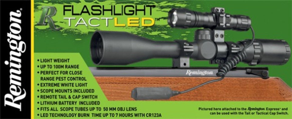 Remington Tactical Multi-Functional LED Flashlight – AirGuns-Liverpool